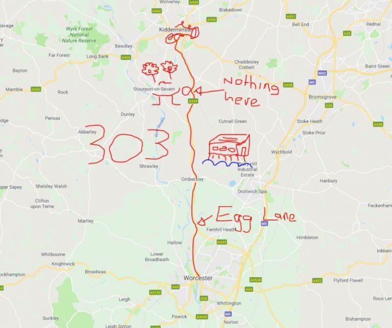 303 Bus Route: Kidderminster to Worcester | Slower Travel Blog